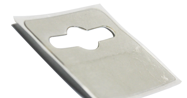 Self Adhesive Euro Slot Tab - 37mm x 42mm - Pack of 100