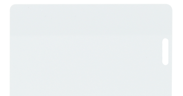 PAC ISO Card Punched Short Edge | Pack of 10 | 21039/2