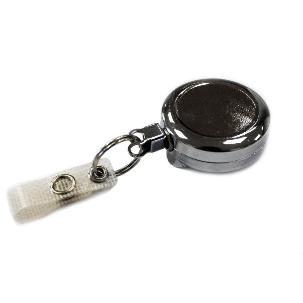 Heavy Duty Metal Badge Reel with Strap Fitting - Pack of 50