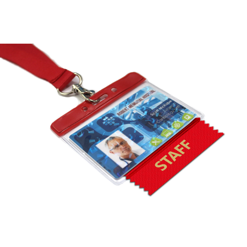 Adhesive Conference Badge Ribbons