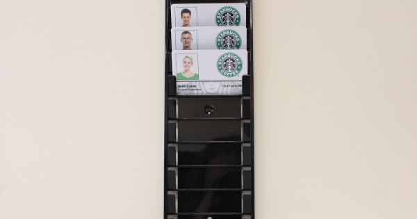Badge Rack - Holds 10 Cards in Horizontal Position