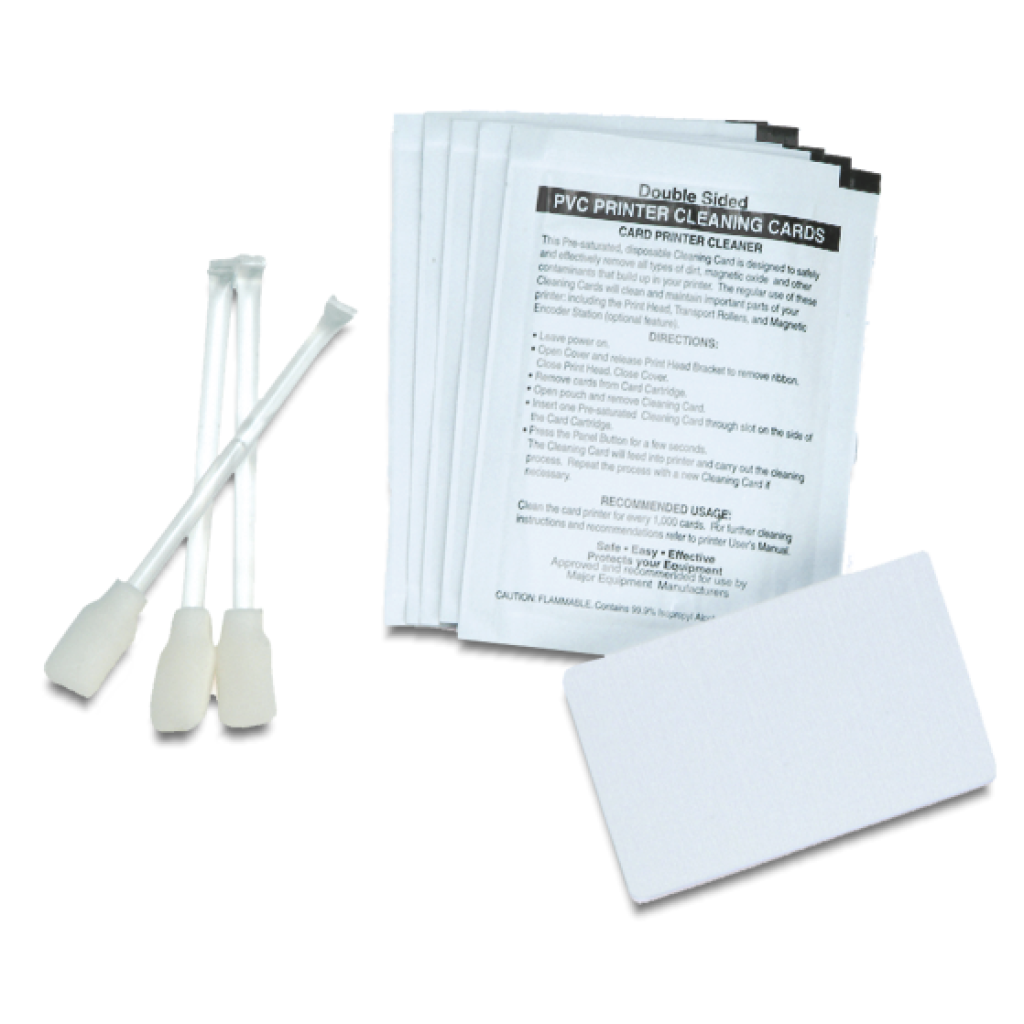 Generic Cleaning Kit - 50 Cleaning Cards and 24 Cleaning Swabs
