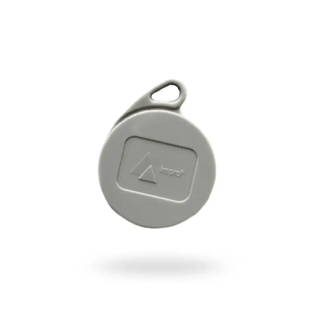 Impro GB/TKX900 Keyring tag - Medium grey