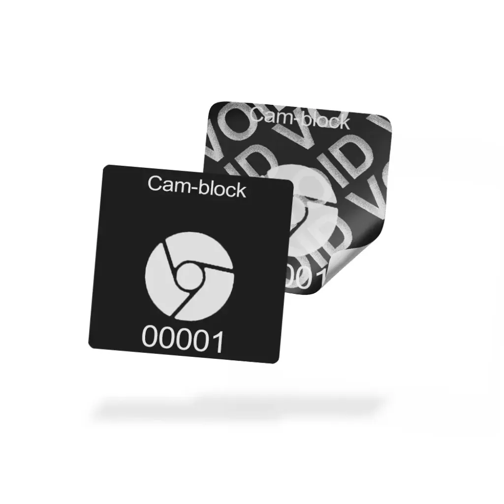 Tamper Evident Cam-Block Stickers (100 Pack)