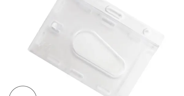 Enclosed Crystal Card Holder - pack of 100