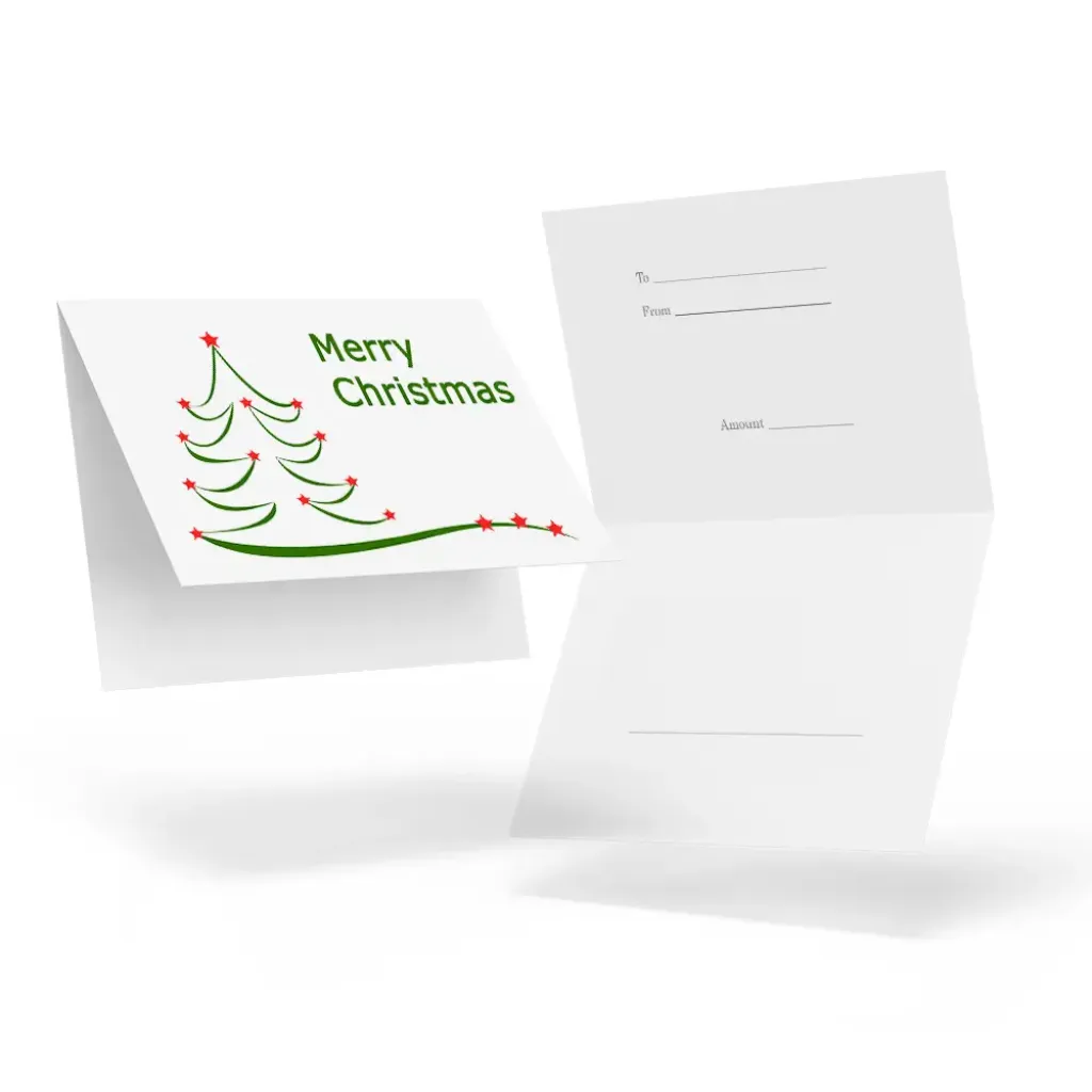 Christmas Tree Gift Card Holder (Pack of 100)
