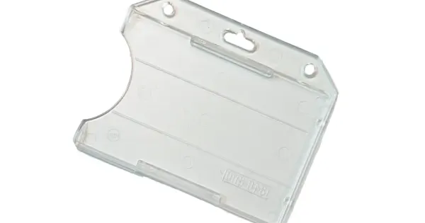 Open-Faced Rigid ID Card Holders (Pack of 50)
