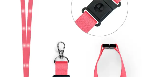 20mm Polyester LED Lanyards (Pack of 25)