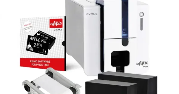 Evolis Edikio Flex Price Tag Printer Bundle | Retail Solution